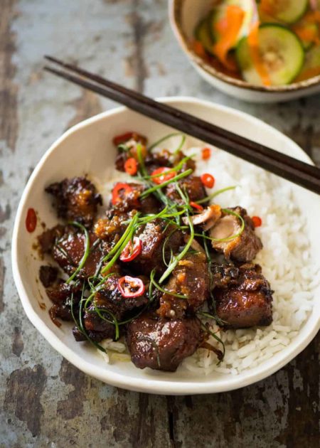 Porc au caramel vietnamien - Recette de Cuisine Facile
